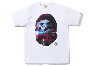 A BATHING APE Ape Back Street Tee Shirt - White