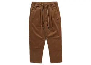 A BATHING APE Bape Ape Head Corduroy Chef Pants - Beige