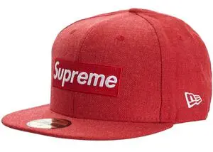 Supreme World Famous Box Logo New Era Cap - Red
