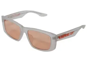 A BATHING APE Acetate 6 Sunglasses - Orange