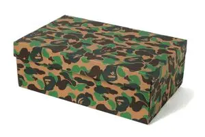 A BATHING APE Abc Camo Storage Box - Green
