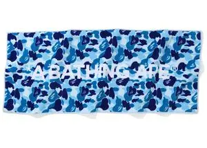 A BATHING APE Abc Camo Sport Towel - Blue