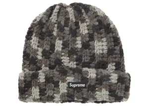 Supreme Crochet Beanie - Black
