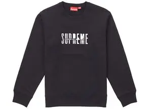 Supreme World Famous Crewneck Sweatshirt - Black