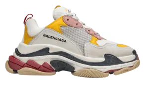 Balenciaga Triple S Sneakers Cream/yellow/red