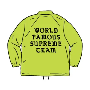 Supreme World Famous Coaches Jacket - Lime
