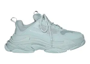 Balenciaga Triple S Lace Up Sneakers - Pale Blue