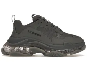 Balenciaga Triple S Clear Sole Sneakers - Grey