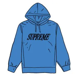 Supreme Crossover Hooded Sweatshirt - Pale Royal