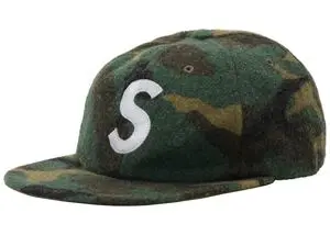 Supreme Wool 6-panel Cap - Camo