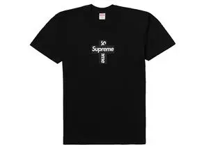 Supreme Cross Box Logo Tee Shirt - Black