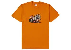 Supreme Crash Tee Shirt - Orange