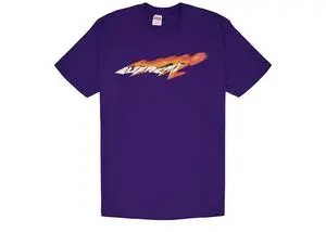 Supreme Wind Tee Shirt - Purple/orange