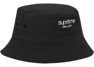 Supreme Cordura Ripstop Crusher Hat - Black