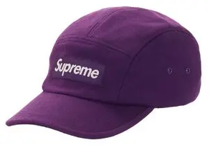 Supreme Wool Camp Cap - Purple