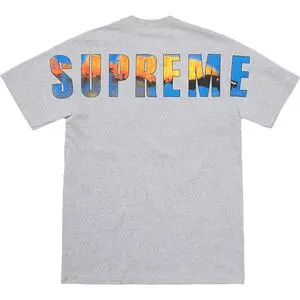 Supreme Crash Tee Shirt - Heather Grey