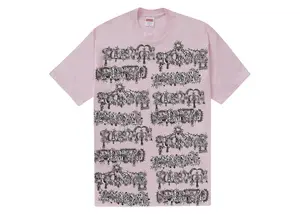 Supreme Wombat Tee Shirt - Light Pink