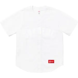 Supreme Corduroy Baseball Jersey - White