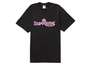 Supreme Crown Tee Shirt - Black