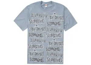 Supreme Wombat Tee Shirt - Dusty Blue