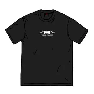 Supreme World Famous Short Sleeve Top - Black