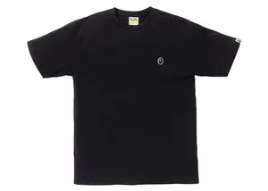 BAPE Ape Head One Point Tee Shirt - Black