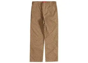 Supreme Work Pant - Khaki Monogram