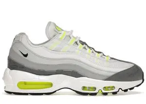 Nike Air Max 95 Retro Air Max Logos Sneakers - White/greyone-colorvolt