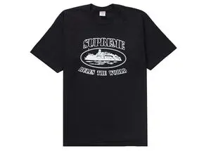 Supreme Corteiz Rules The World Tee Shirt - Black