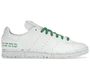 Adidas Stan Smith Clean Classics Sneakers - Cloud White/green