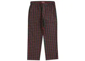 Supreme Work Pant - Red Plaid