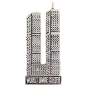 Supreme Wtc Pin - Silver