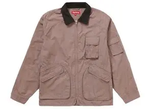 Supreme Cotton Utility Jacket - Dusty Lilac