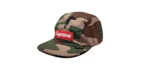 Supreme Cordura Camp Cap - Woodland Camo