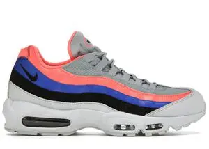 Nike Air Max 95 Sneakers - Pure Platinum/bright Mango/racer Blue