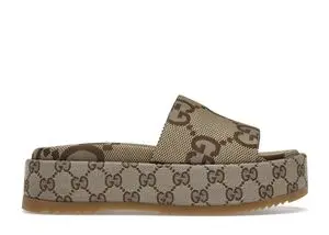 Gucci Women's Maxi GG Platform Slide Sandals