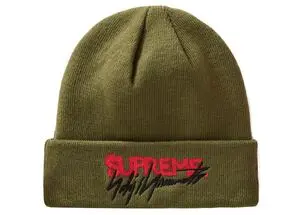 Supreme Yohji Yamamoto New Era Beanie - Olive