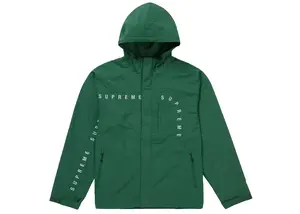 Supreme Curve Logos Ripstop Jacket - Olive