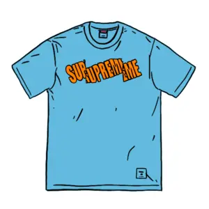 Supreme Cut Logo Short Sleeve Top - Bright Blue