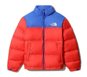 The North Face 1996 Retro Nuptse Packable Jacket - Horizon Red/tnf Blue