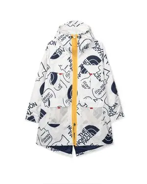 The North Face X Brain Dead 76 Oversized Mountain Parka - Vintage White