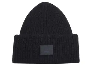 Acne Studios Knit Beanie - Black