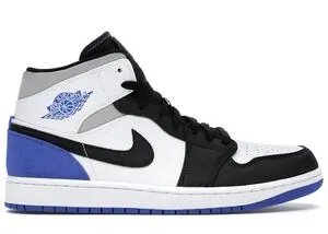 JORDAN 1 Mid Se Union Royal - White/black/light Solar Flare Heather