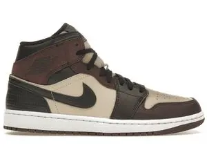 JORDAN 1 Mid Se Paris Ymca Sneakers - Velvet Brown/earth/sanddrift