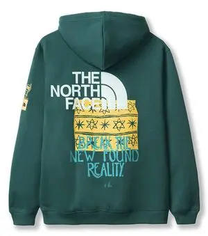 The North Face X Brain Dead Hooded Sweatshirt - Green