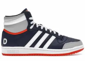 Adidas Top Ten Hi Og Detroit High-top Sneakers - Team Navy Blue/cloud White/collegiate Orange