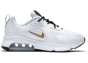 Nike Max 200 Sneakers - White/metallic Gold/black