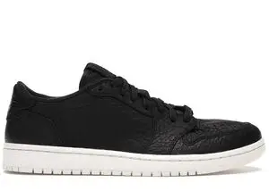 JORDAN 1 Retro Low Swooshless Sneakers - Black/sail