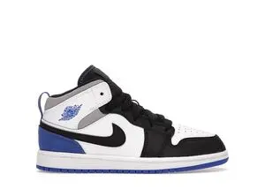 JORDAN Jordan 1 Mid SE Sneakers White/hyper Royal/black