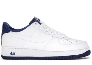 Nike Force 1 Low Sneakers - White/deep Royal Blue